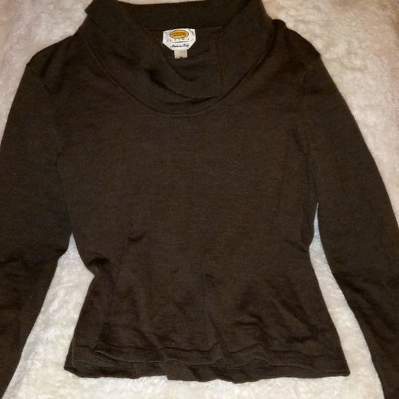 Talbots | Sweaters | Offset Collar Made In Italy | Poshmark